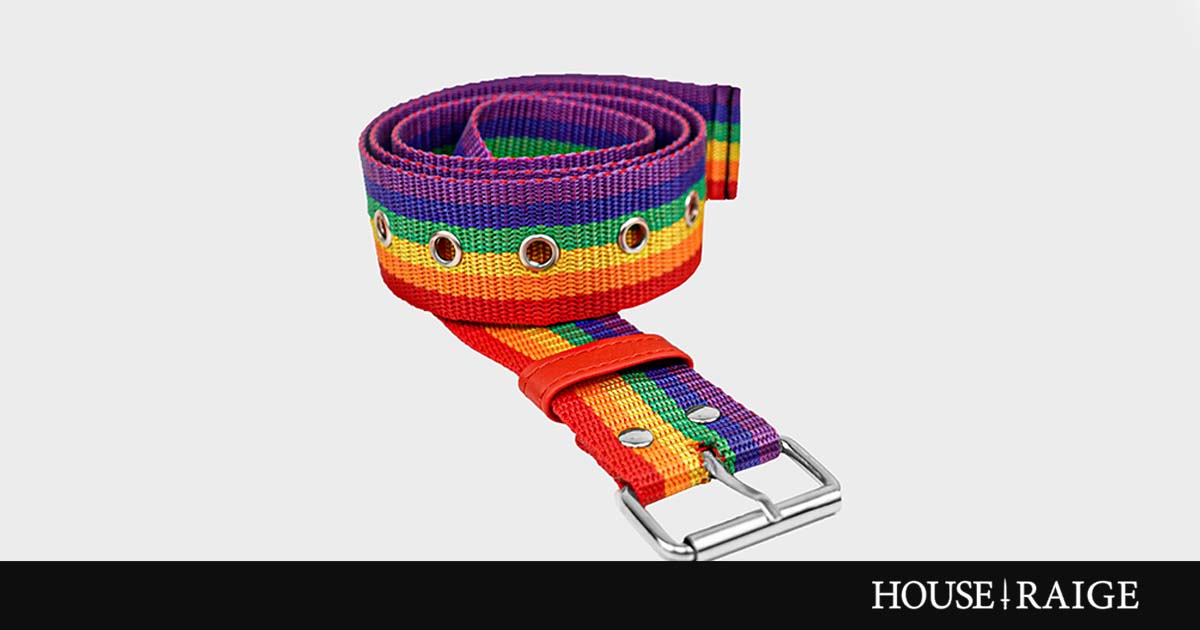 Gay Pride Rainbow Belt ⋆ House of Raige