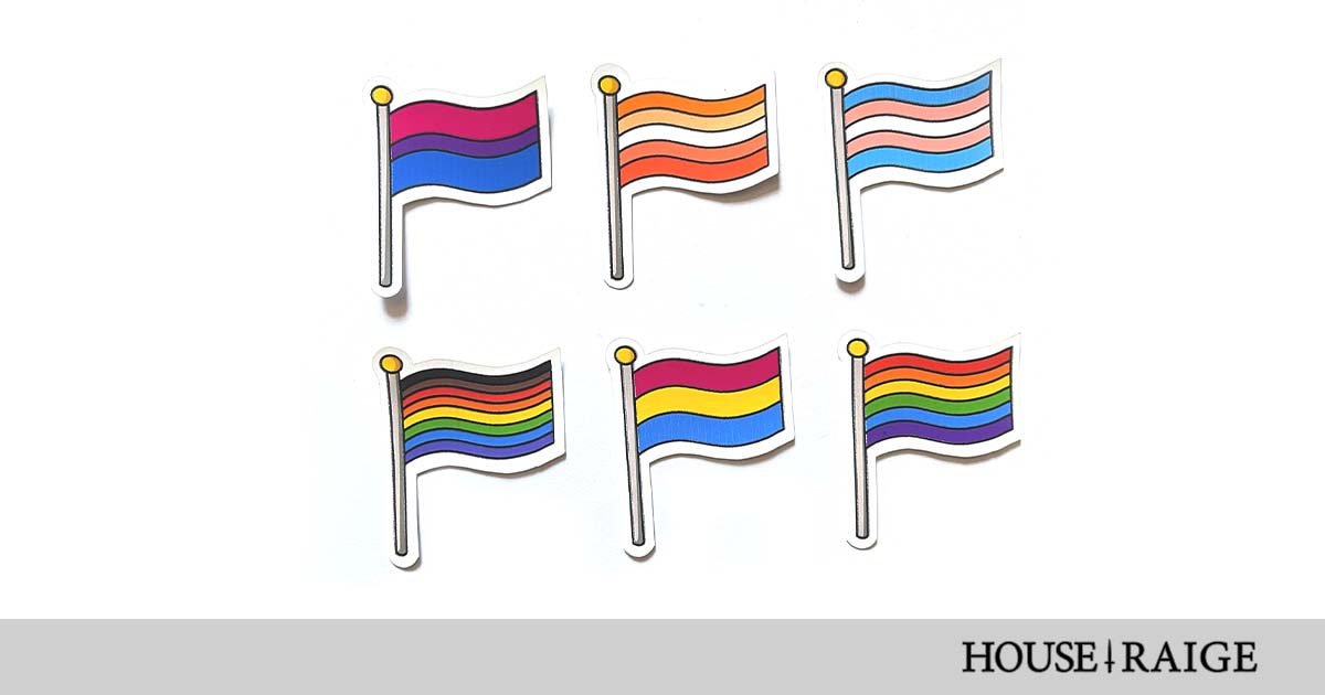 Mini Pride Flag Stickers ⋆ House of Raige