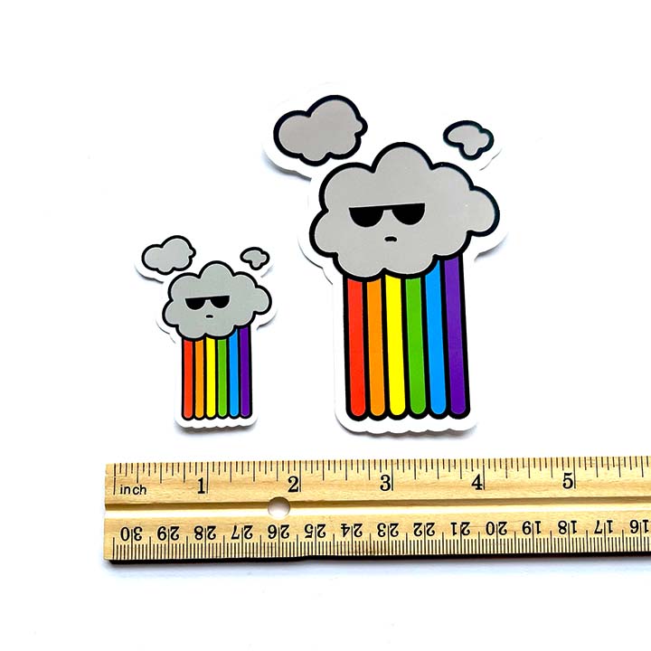Rainbow Cloud Sticker ⋆ House Of Raige